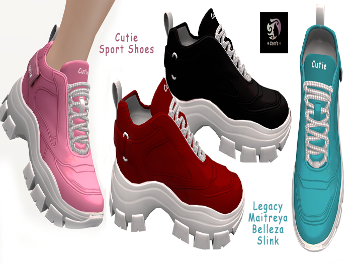 Second Life Marketplace Cutie Sport Shoes